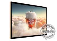 China 65'' Wall Mount LCD Display 1920*1080P 500 Nits Interactive Digital Advertising Screens for sale