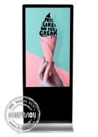 China 55 Inch Touch Screen Kiosk Floor Standing Lcd Android Advertising Player for sale