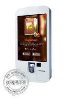 China 43 Inch Dual Screen Floorstanding Self Service Kiosk Android 5.1 POS Terminal with Printer for sale