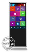 China Full HD 1080P Touch Screen Terminals LCD Android Network 3G 4G WIFI 49'' Floor Stand for sale