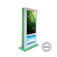 China Totem Outdoor Digital Signage LCD Advertising Screen Brightness 2000 Nits Monitor for sale