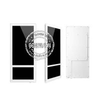 China Indoor LCD Elevator Advertising Screen Display Wall Mounted HD 18.5 10 Inch Dual Screen for sale