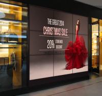 China 3*1 Vertical Wall Mounted LCD Digital Signage Video Wall Frameless Ultra Narrow Bezel 1.7mm for sale