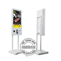 China 32'' Touch Screen Terminals Self Service Cash Register Machine With Thermal Printer / QR Scanner for sale