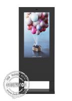 China Free Standing Outdoor Advertising LCD Display 43 Inch Waterproof Kiosk 1920*1080 for sale