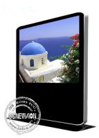 China Landscape Advertising Screen Kiosk Digital Signage Android Wifi Freestanding 65 Inch for sale