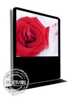 China Landscape Advertising Screen Kiosk Digital Signage Android Wifi Freestanding 65 Inch for sale