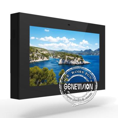 China Wall Mounted Waterproof Digital Signage 43 Inch Hd 1080P Fan Cooling IP65 2000cd for sale