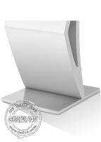 China Hotel Checking Information Interactive Touch Screen Kiosk Computer Floor Standing With Mini Pc for sale