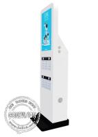 China Power Bank Touch Screen Monitor Kiosk Smart Phone LCD Charging Station Android for sale