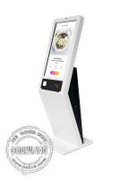 China Self Service Ordering Lcd Touch Screen Monitor Kiosk 32 Inch With Bill Payment for sale