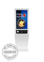 China Self Service Ordering Lcd Touch Screen Monitor Kiosk 32 Inch With Bill Payment for sale