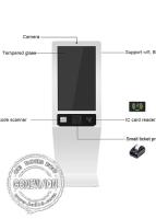 China Self Service Ordering Lcd Touch Screen Monitor Kiosk 32 Inch With Bill Payment for sale