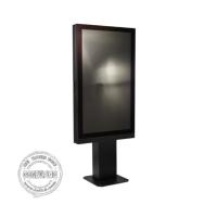 China Standing Free Outdoor Digital Signage 2500 Nits Waterproof 4G Blue Color Anti UV for sale