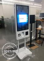 China Capacitive Touch Screen Self Service Kiosk 32 Inch Credit Card Bill Payment Machine with QR Code NFC Card Reader for sale