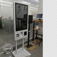 China Capacitive Touch USB Self Service Kiosk Payment Machine Kiosk 43 Inch With POS Printer Scanner for sale