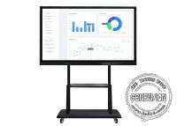 China 100 Inch Meeting Room Ultra HD 4K Anti Glare  450 Nits IR Interactive Touch Screen Whiteboard Display for sale