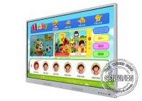 China 75 Inch Conference Room 4K Interactive Anti Glare Touch Screen Smart Whiteboard Digital Signage for sale