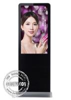 China Free Standing Digital Lcd Advertising Screen Capacitive Touch 10 Dots 500 Brightness 43 Inch for sale