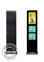 China Power Bank Rental Station Cell Phone Charging Lcd Kiosk 43 Inch Advertising Machine for sale