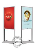 China Wifi Indoor Vertical Android Digital Signage Floor Standing Portable Lcd Advertising Totem 43 Inch for sale