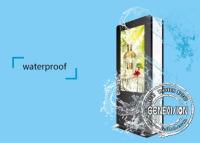 China 65 Inch Face Recognition Camera inbuilt Double Sided Outdoor Digital Signage Android 7.1 Touch Screen Waterproof with 4G for sale