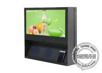 China Wall Mounting LCD Advertising Mobile Phone Charging Kiosk Wireless Charging 18.5 Inch for sale