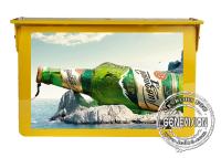China Gold Roof Hanging  Automotive Digital Signage 27 Inch Shock Proof Metal Housing for sale