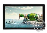 China Full Black Wall Commercial Digital Signage Android 7.1 Mounted 49 Inch 400cd/M2 Brightness for sale