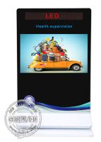 China 55 Inch Horizontal Screen Kiosk Digital Signage Led Marquee Advertisement Player With Led Backlit Logo for sale