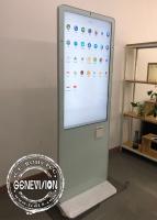 China Nano Film Touch Screen Wireless Digital Signage Android 7.1 With Camera Microphone Receipt Printer for sale