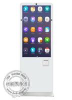 China Nano Film Touch Screen Wireless Digital Signage Android 7.1 With Camera Microphone Receipt Printer for sale