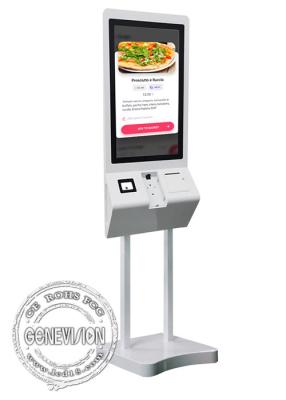 China Super Thin 27 Inch Restaurant Self Service Kiosk Capacitive Touch Screen With Android 7.1 System for sale