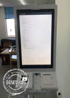 China Super Thin 27 Inch Restaurant Self Service Kiosk Capacitive Touch Screen With Android 7.1 System for sale