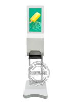 China 21.5 Inch Android Hand Washer Floor Stand Kiosk Digital Signage Automatic Hand Sanitiser Kiosk with 3000ML capacity for sale