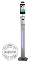 China Hospital Smart Pass Access Control System Facial Recognition Thermometer 1000ml Sanitizer Dispenser Capacity for sale