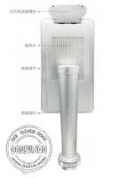 China Hospital Smart Pass Access Control System Facial Recognition Thermometer 1000ml Sanitizer Dispenser Capacity for sale