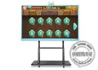 China Wall Mounted AG Glass 400 Nits Touch Screen Whiteboard for sale