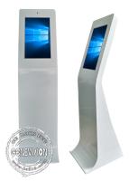China 23.6 Inch Windows 10 AIO Movable Touch Screen Kiosk with Camera for sale