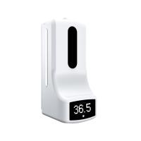 China Wall Mount 1000ML Automatic Soap Dispenser With Temperature Measuring Scanner for sale