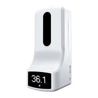 China Wall Mount 1000ML Automatic Soap Dispenser With Temperature Measuring Scanner for sale