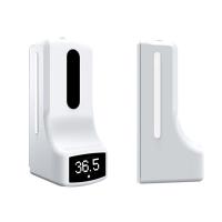 China Wall Mount 1000ML Automatic Soap Dispenser With Temperature Measuring Scanner for sale