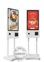 China 24 Inch Restaurant Self Service Kiosk With Ticket Printer Scanner NFC for sale