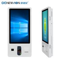 China Windows 7 Android 4.4 32 Inch All In One Kiosk 350cd/m2 for sale
