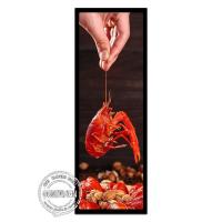 China 4K Edgeless Slant Floor Standing Digital Signage Kiosk for sale