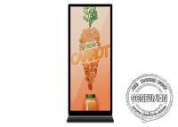 China 450cd/m2 75 Inch Floor Standing WiFi Android Digital Signage for sale