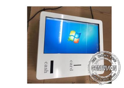 China Android Wall Mount 32 Inch Bill Acceptor Payment With Cash Acceptor Printer Camera Ic Reader Pos Monitor for sale