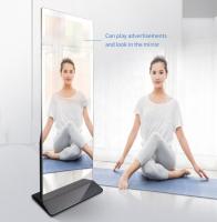 China Floor Standing Android 7.1 Mirror LCD Display 400cd/m2 For Yoga Fitness for sale