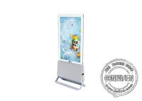 China Ultra Thin Dual Screen Transparent OLED Wifi Digital Signage for sale