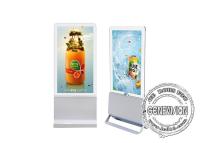 China Ultra Thin Dual Screen Transparent OLED Wifi Digital Signage for sale